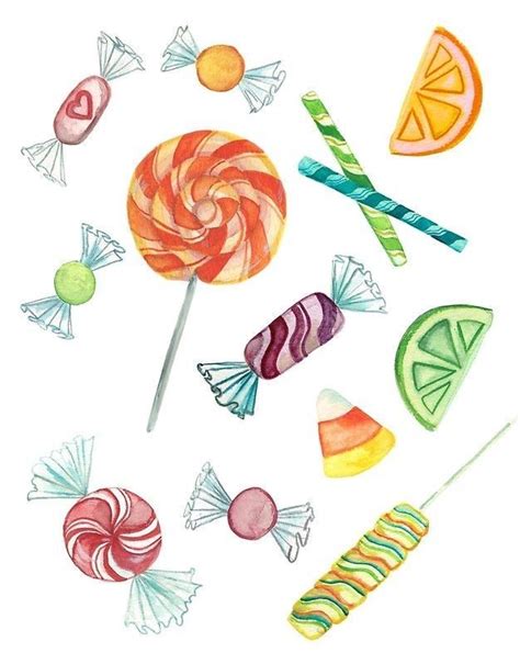 Pin By Ahmed Alisha On Kunst In 2024 Sweet Drawings Candy Drawing Candy Art