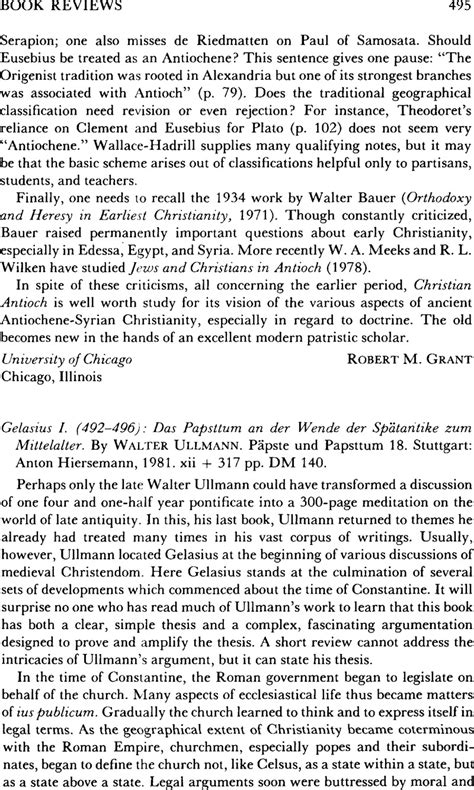 Gelasius I 492496 Das Papsttum An Der Wende Der Spätantike Zum