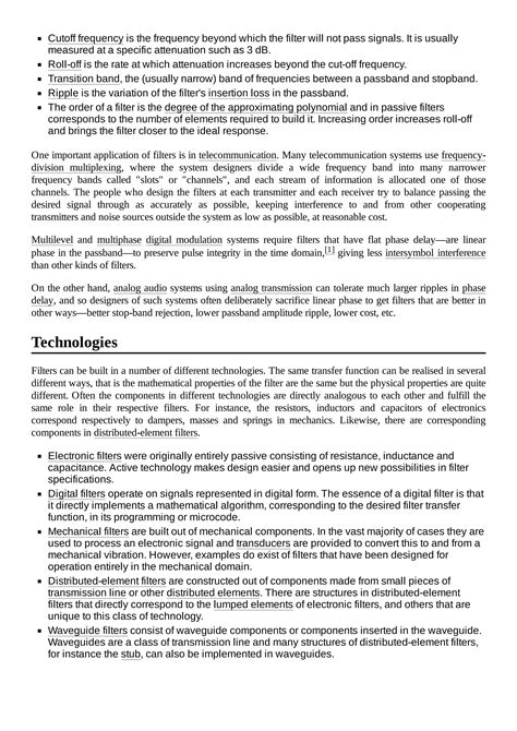 Filter Signal Processing Pdf