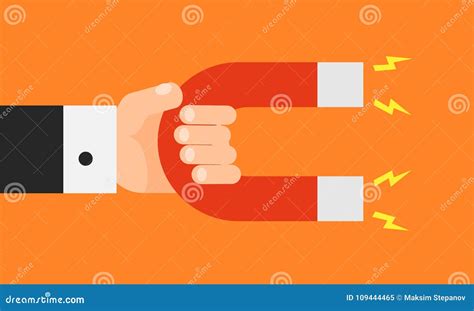 Magnetic Force Infographic Diagram With Example Cartoon Vector