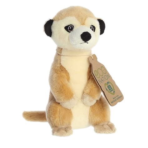 Eco Nation Softies Plush Meerkat Aurora Stuffed Safari