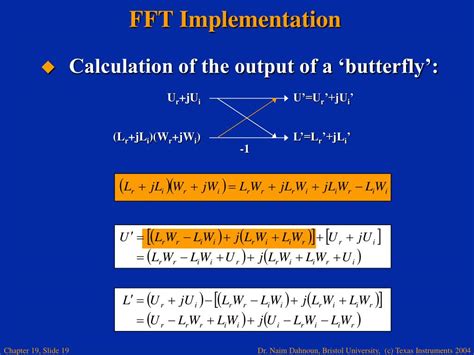 Ppt Chapter 19 Fast Fourier Transform Fft Theory And