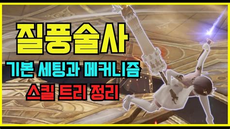 로스트아크 질풍노도 기상술사 기본세팅과 메커니즘 정리 Youtube