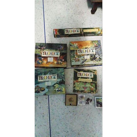 บอร์ดเกมมือสอง Root ไทย ชุด Expansion 2 กล่องไทย Playmat ชุดเรซิ่น ชุด