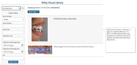 Wiley Visual Library Home Support Ada Ndl At Australian Dental