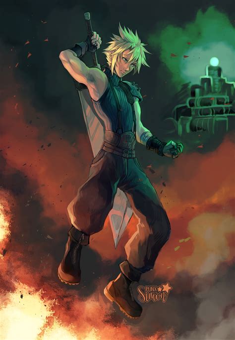 Artstation Cloud Strife Final Fantasy Vii Remake Fanart
