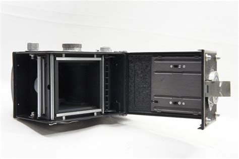 適格請求書発行 訳あり品 rollei rolleiflex 2 8a tessar 80mm f2 8 type2 中判カメラ ケース付