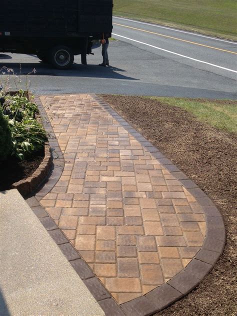 paver walkway by castle s creative patio pavers design paver patio 177012 hot sex picture