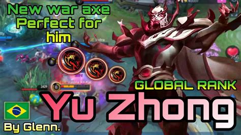 Full Damage Build Yu Zhong With New Item Top Global Yu Zhong Glenn MLBB YouTube