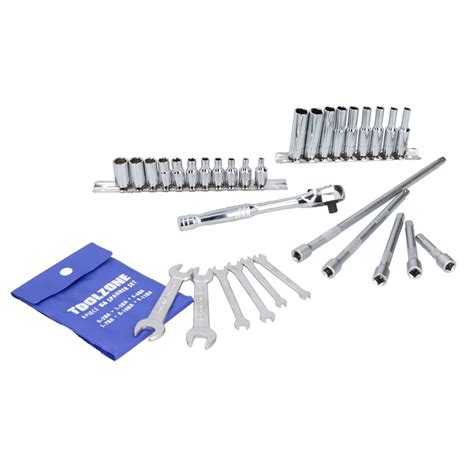 32pc 1 4” Drive Ba Socket Set Shallow Deep Sockets Spanners