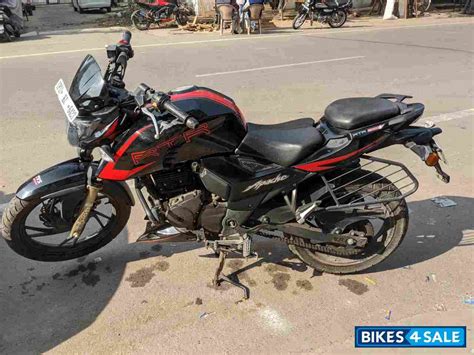 Used Model TVS Apache RTR V Race Edition For Sale In Lucknow ID Black Red