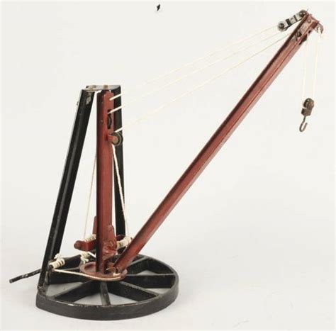 Pressed Steel Buddy L Small Derrick Crane