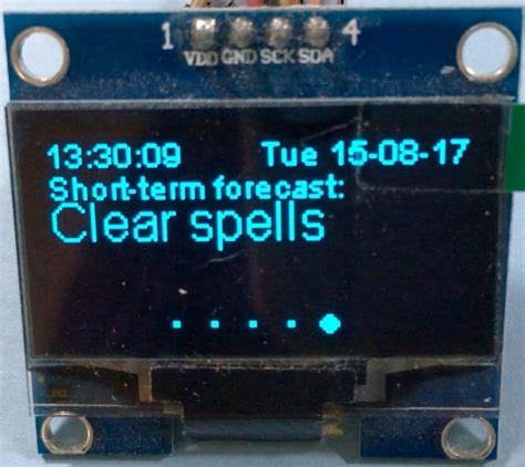 esp32 esp8266 weather forecaster predictor