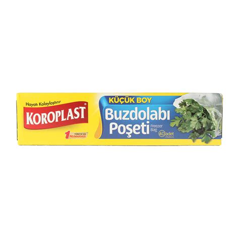 Koroplast Buzdolabı Poşeti Küçük Boy 20x30 Buzdolabı Poşeti Mutfak