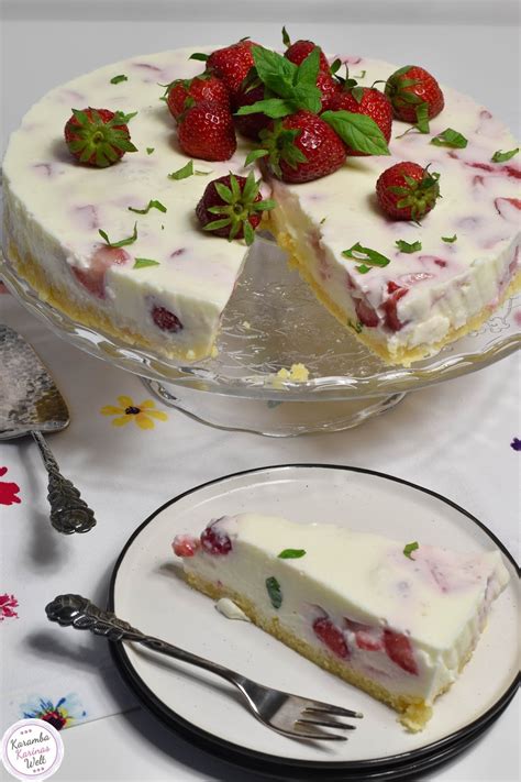 KarambaKarina s Welt Frischkäse Erdbeer Torte ohne Backen