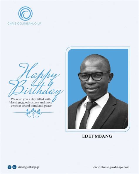 Chrisogunbanjolp Law Legal Birthdaywishes Africa Chris Ogunbanjo Lp