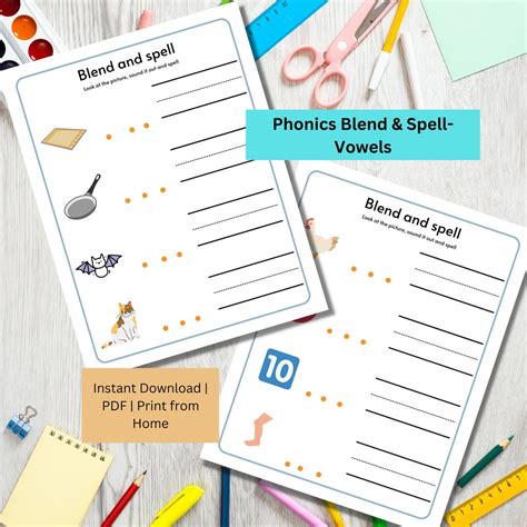 Phonics Worksheets Vowels Cvc Words Phonics Games Phonics