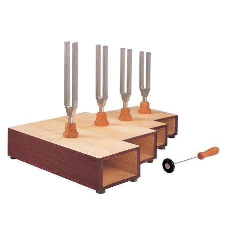 Set Of Tuning Forks C Major Chord On Resonance Boxes 1002615