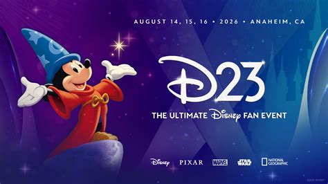 Breaking D23 The Utimate Disney Fan Event 2026 Dates Announced