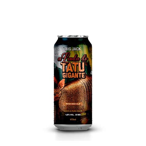 Cerveja Big Jack A Lenda Do Tatu Gigante Irish Red Ale 473 Ml
