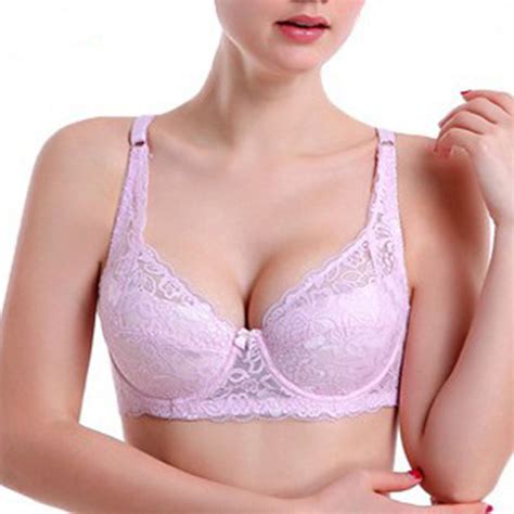 Munlar Push Up Womens Bra Lightly Lined Wire Free Pink Comfort Bra