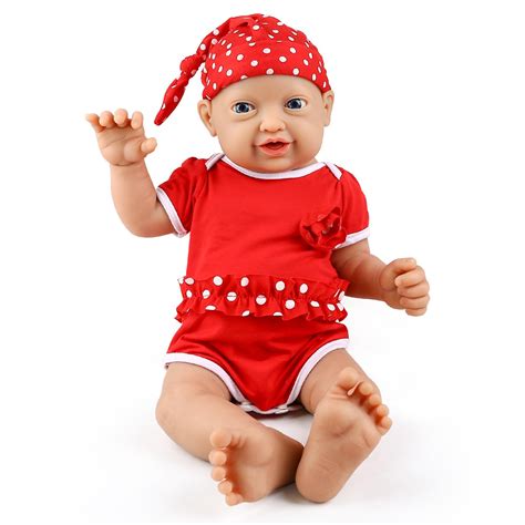 IVITA Inch Full Silicone Baby Dolls Realisitc Not Vinyl Dolls Lifelike Reborn Silicone