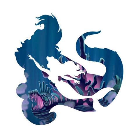 Ariel And Ursula Tail By Nicolegrahamart Ursula California Art Disney Pictures