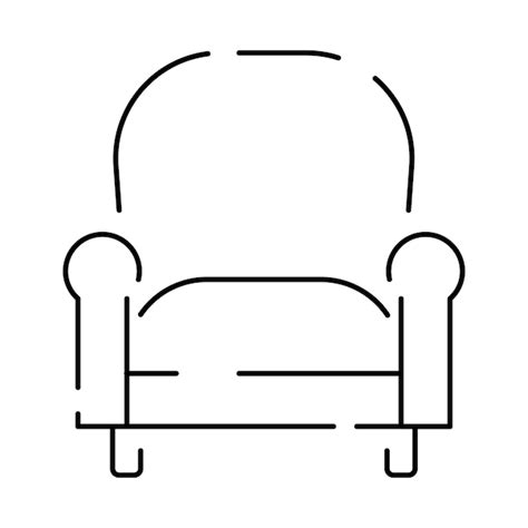 Premium Vector Simple Furniture Vector Line Icons Home Design