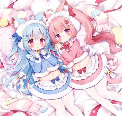 Miruku And Kobone Original Drawn By Momozukomamochi Danbooru