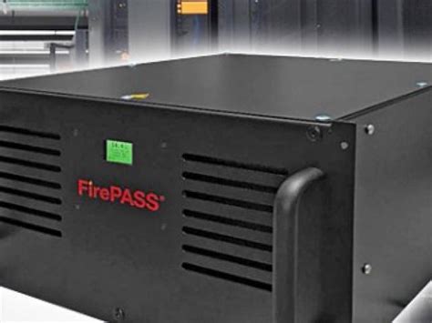 The Worlds First Rack Mounted Fire Prevention System By Firepass