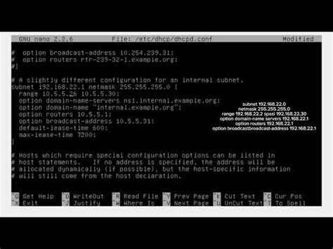 TUTORIAL Cara Membuat DHCP Server Pada Debian Di Virtual Box YouTube