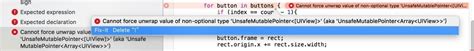 基本解决 Swift的for循环中出错：value Of Type Unsafemutablepointer Aka