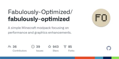 Home Fabulously Optimized Fabulously Optimized Wiki GitHub