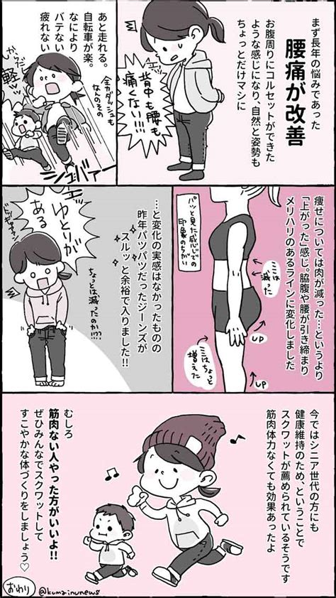 スクワットは想像以上に良い！？運動音痴マンのレポ漫画に反響の声