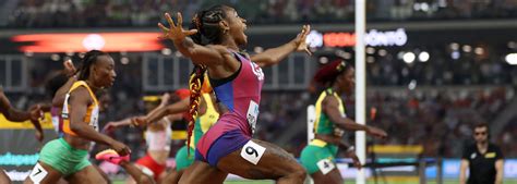 Richardson Runs Championship Record To Claim 100m Crown In Budapest