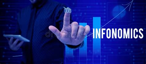 Sign Displaying Infonomics Business Overview Visual Image Used To