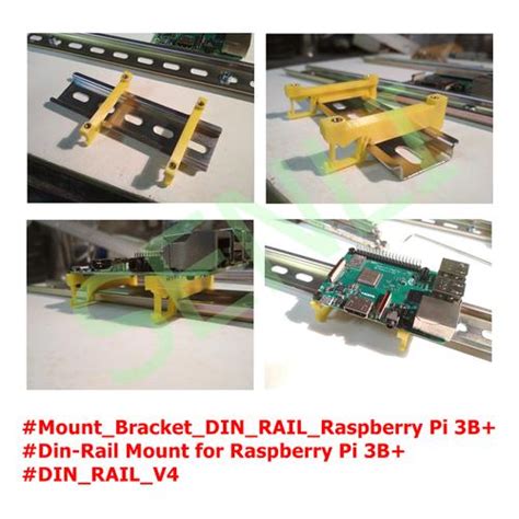 Jual Mount Bracket Din Rail Raspberry Pi 3b Kota Tangerang Sen Li Tokopedia