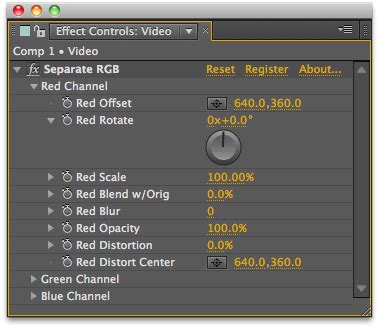 Separate Rgb Aescripts