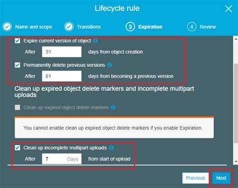 Lab Lifecycle Policy For S3 Bucket Dclessons