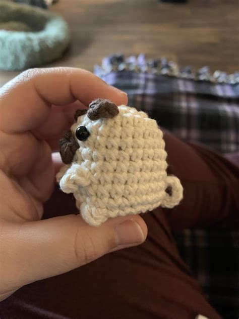 Tiny Pug 🥹 Ramigurumi