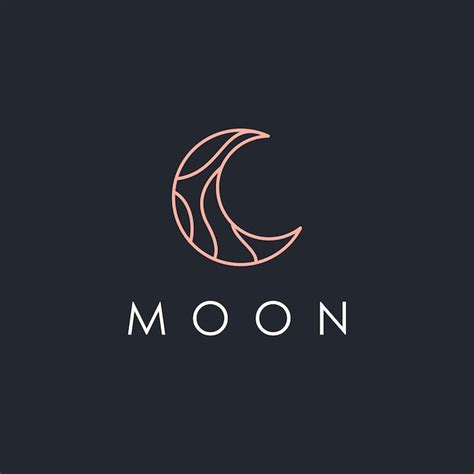 Moon Logo Design Moon Logo Vector Art Png Images Free Download On