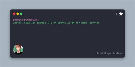 Github Bhautik Pithadiya Install Cuda 12x Cudnn 8 9 5 On Ubuntu 22 04 For Deep Learning
