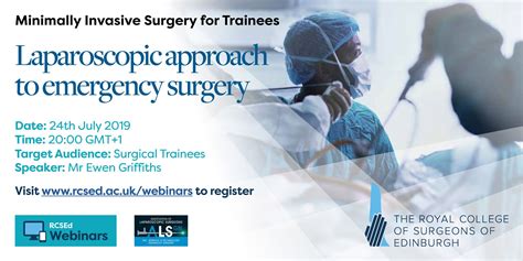 Laparoscopic Approach To Emergency Surgery Webinar 24th July At 2000