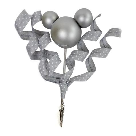 Clip Decorativo Disney Orejas De Mickey Plateado Wh201042a Walmart