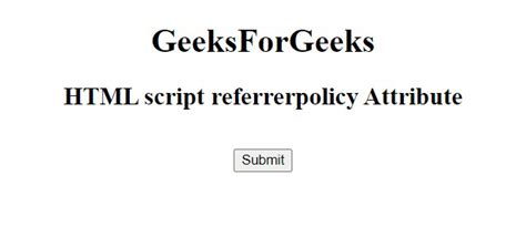 Attribut Html Referrerpolicy Stacklima
