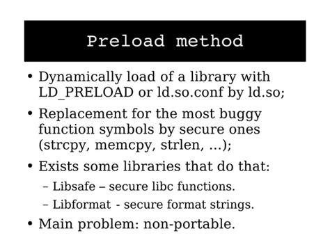 Stack Frame Protection Ppt