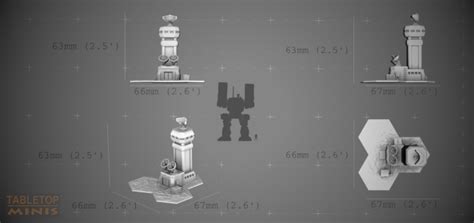 Tabletopminis Control Tower Building For Paper Hexmap 3d Printable Stl