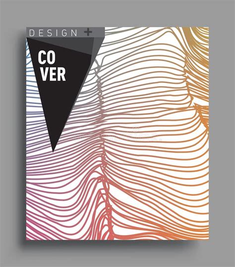 Abstract Geometric Line Pattern Background For Business Brochure Cover Design Colorful