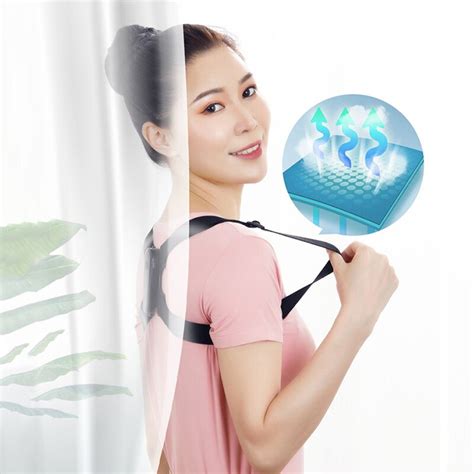 Back Posture Corrector Adjustable Led Posture Brace Smart Vibration