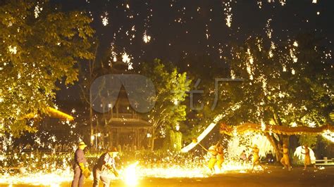 成都黄龙溪古镇表演火龙灯舞非物质文化遗产 3840x2160 高清视频素材下载 编号 9253267 实拍视频 光厂 Vj师网